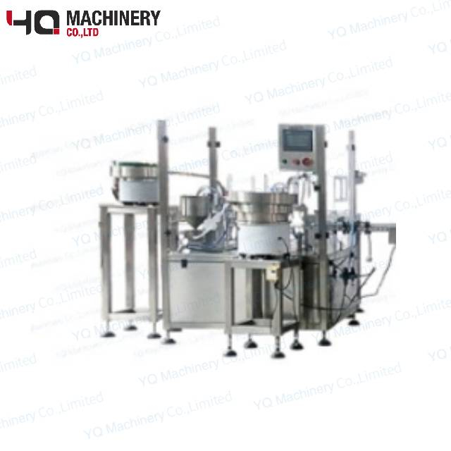 Vial Filling Line Small Bottle Filler Stopper Presser Horizontal ...